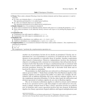 Switching algebra and logic gates | PDF