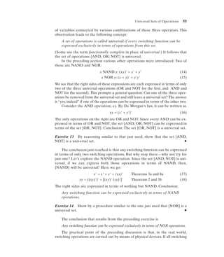 Switching algebra and logic gates | PDF