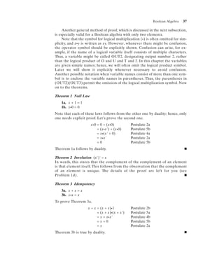 Switching algebra and logic gates | PDF