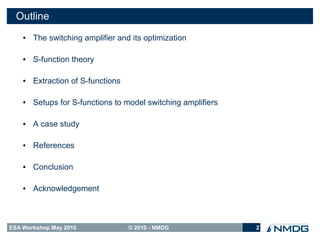 S-functions Paper Presentation: Switching Amplifier Design With S-functions | PDF
