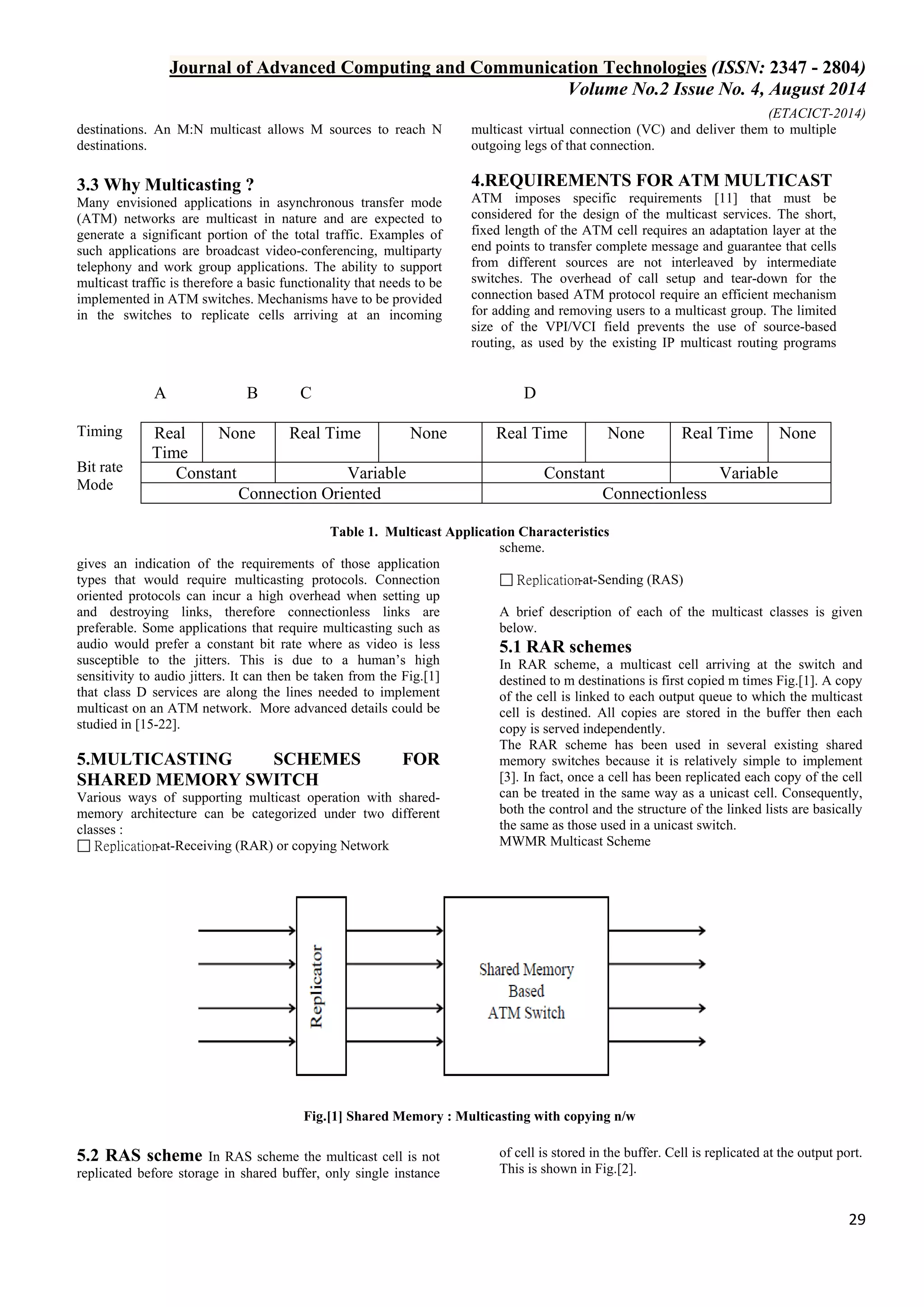 Switching And Multicast Schemes In Asynchronous Transfer Mode Networks Pdf