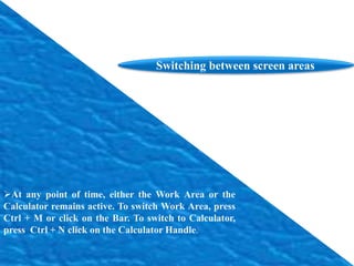SWITCHING BETWEEN SCREEN AREAS - R.D.Sivakumar | PPT