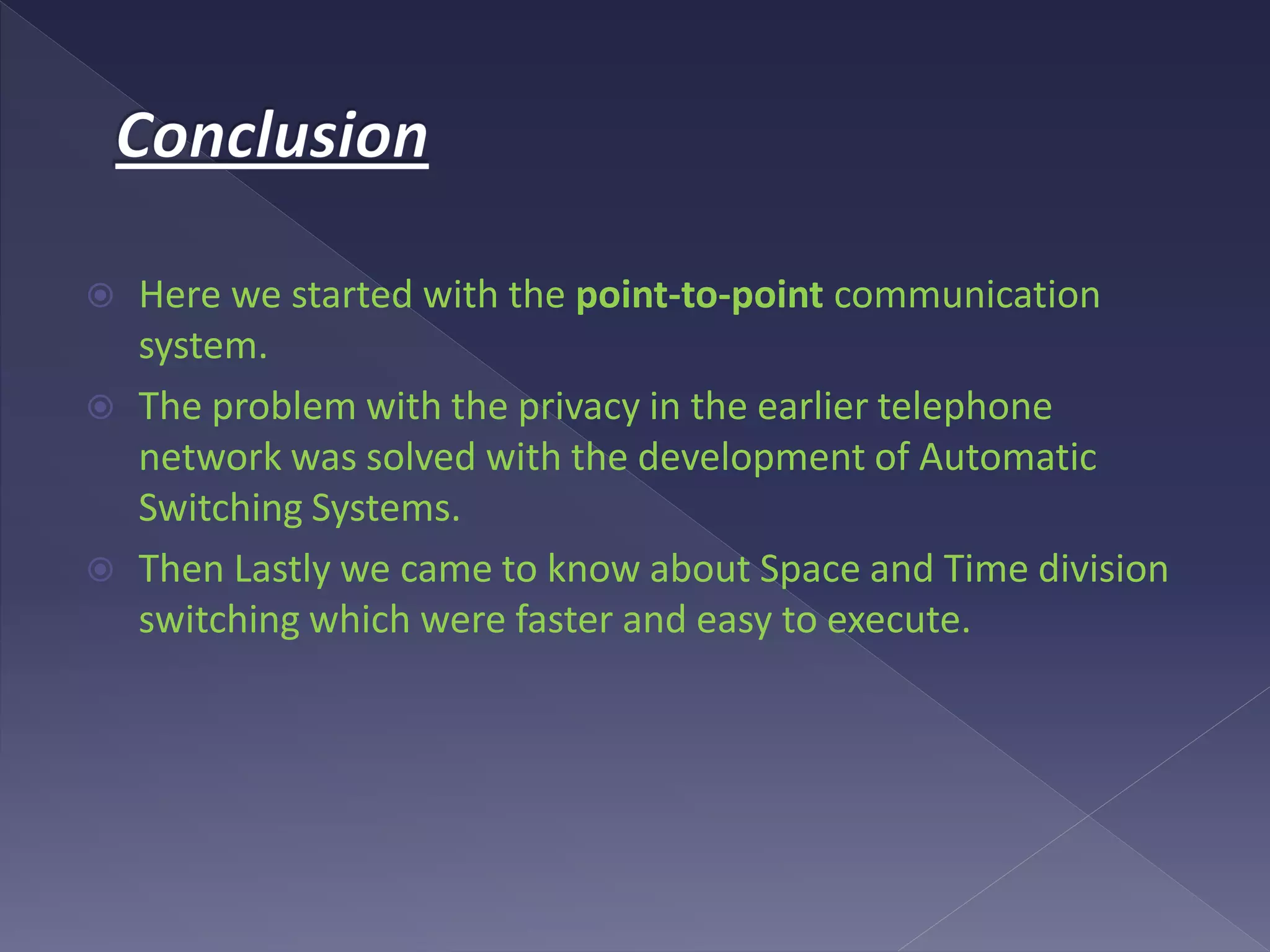 Switching hierarchy presentation | PDF