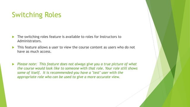 Switching roles - Moodle | PPTX | Resume Writing and Advice | Job Search