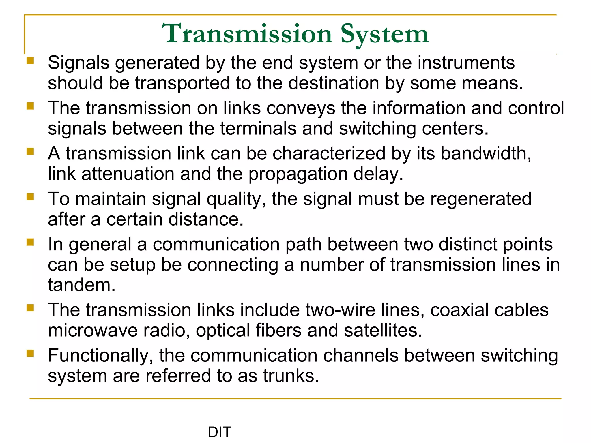 Switching Systems Lecture1 Ppt