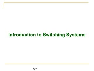 Switching systems lecture1 | PPT