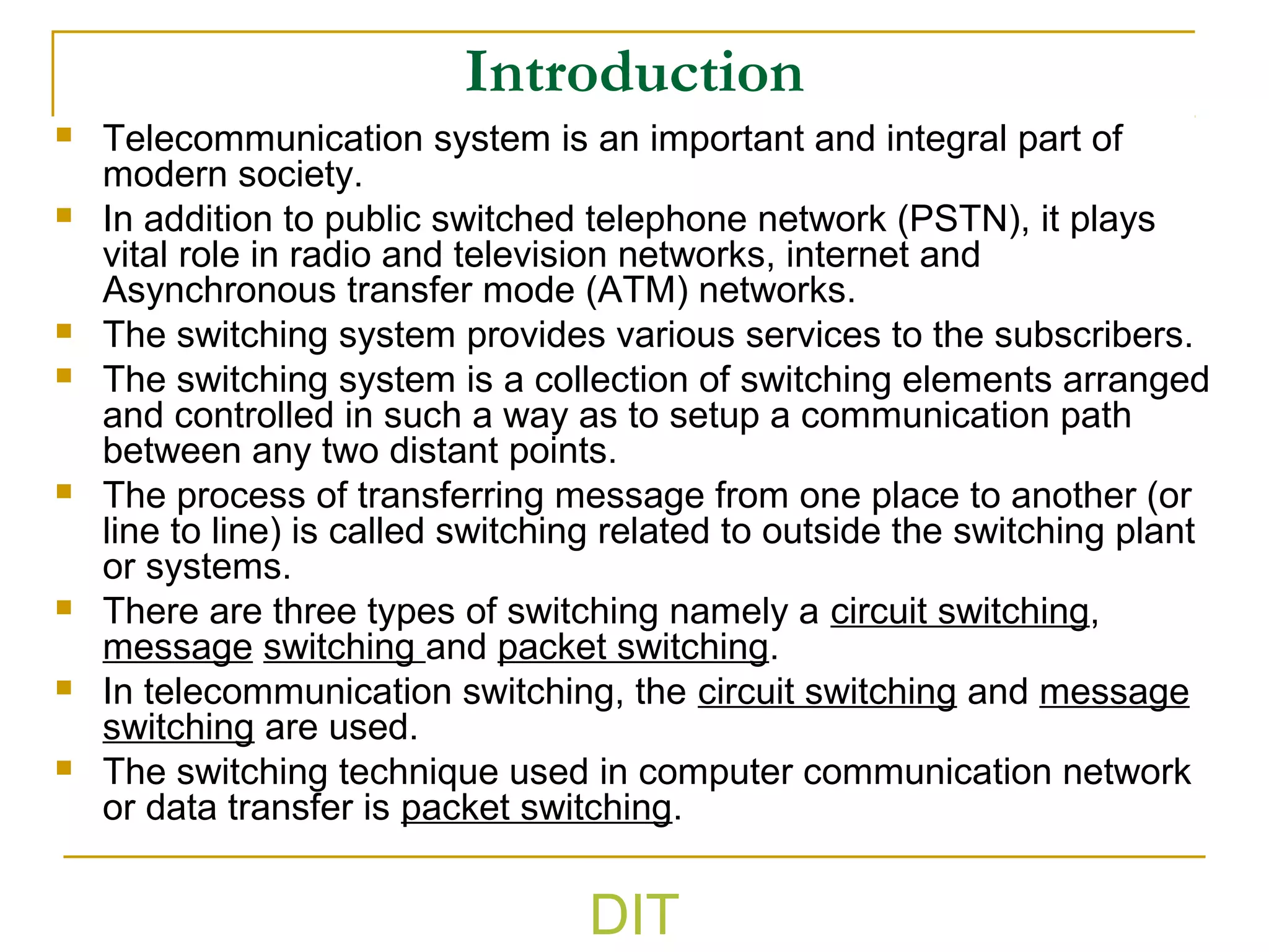 Switching systems lecture2 | PPT