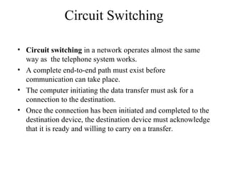 Switching techniques | PPT