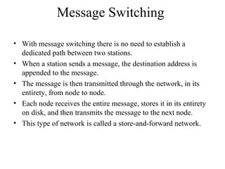 Switching techniques | PPT