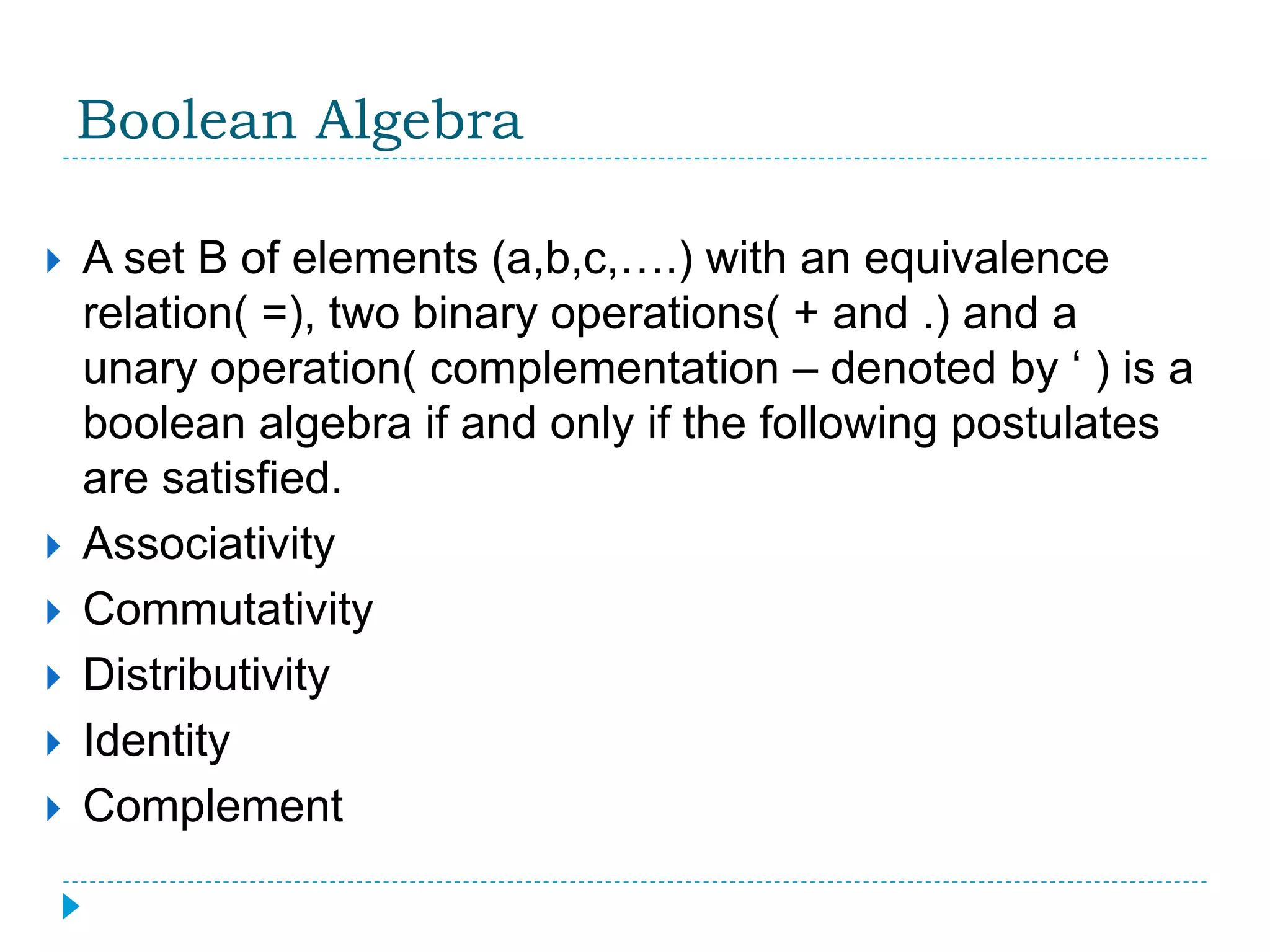 Switching theory and logic design. | PPTX