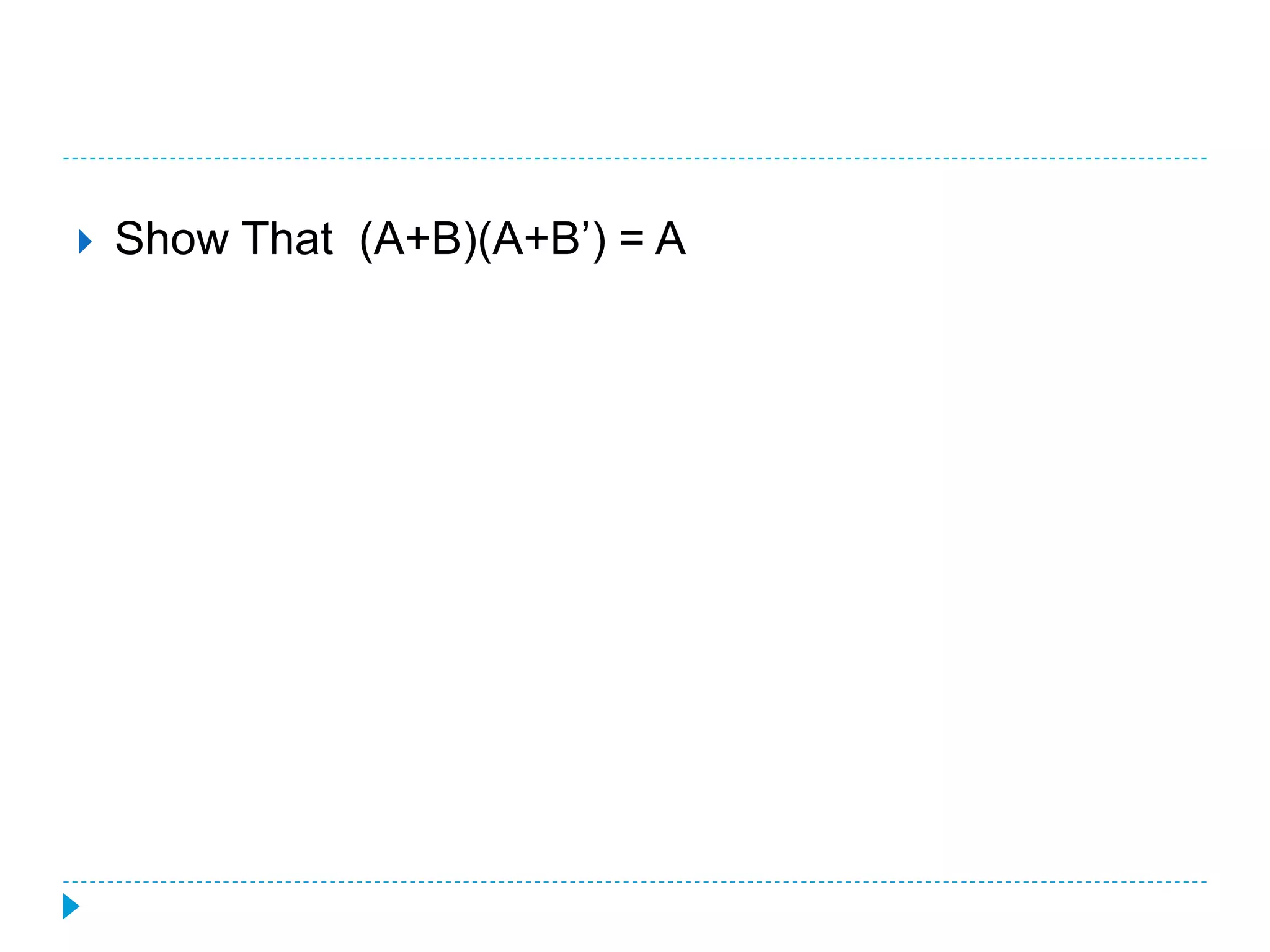 Switching theory and logic design. | PPTX
