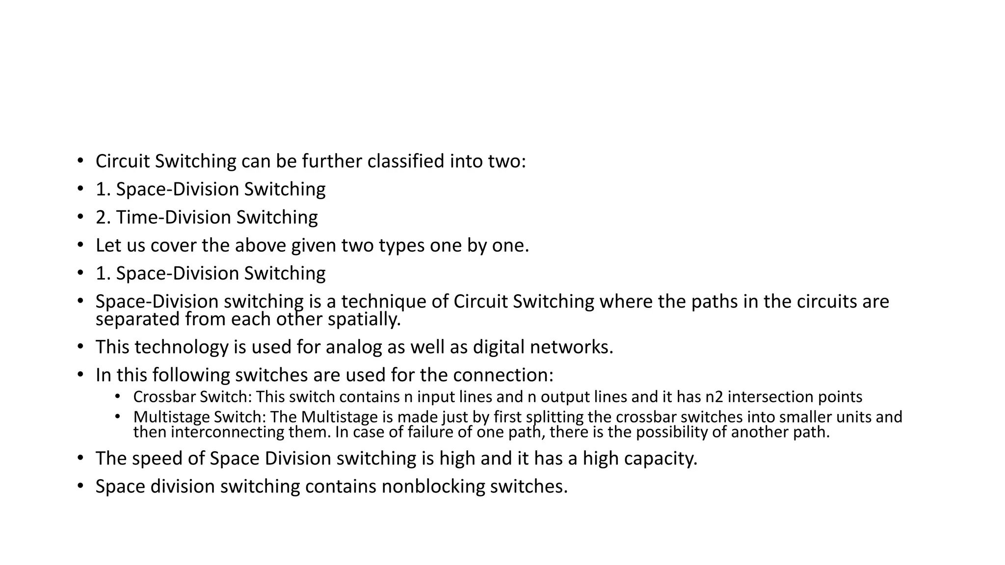 Switching Types Circuit Packet And Message Pptx Computer Networking Computing
