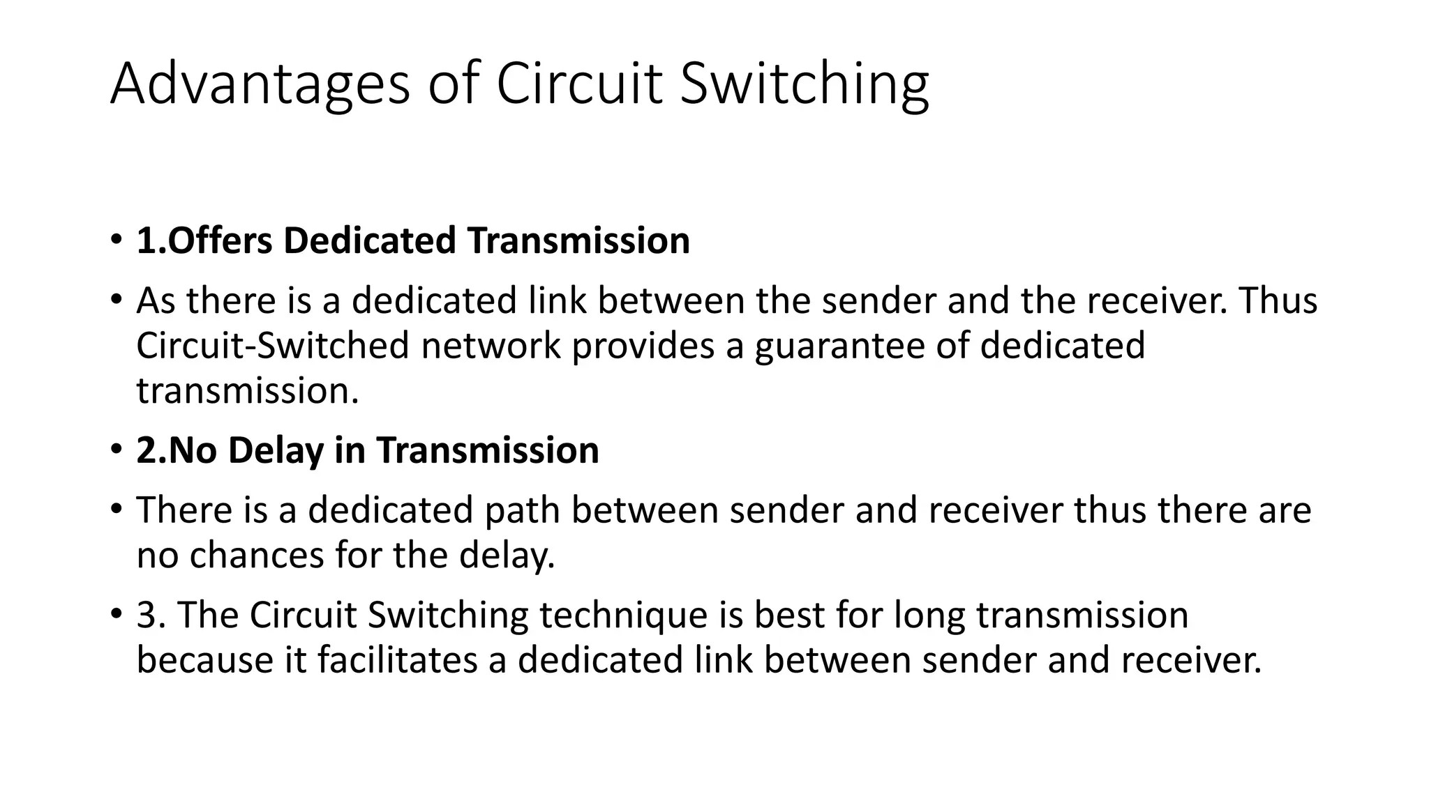 Switching Types Circuit Packet And Message Pptx Computer Networking Computing
