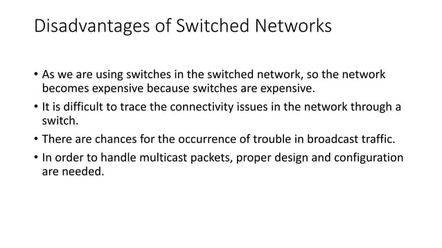 Switching Types Circuit Packet And Message Pptx Computer