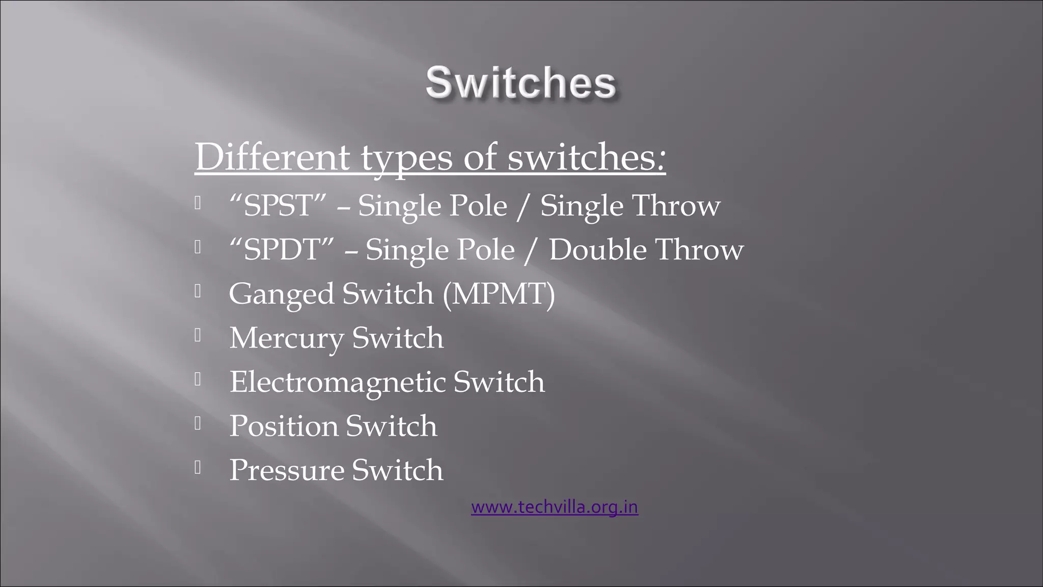 Switch interfacing Part-7 | PPT