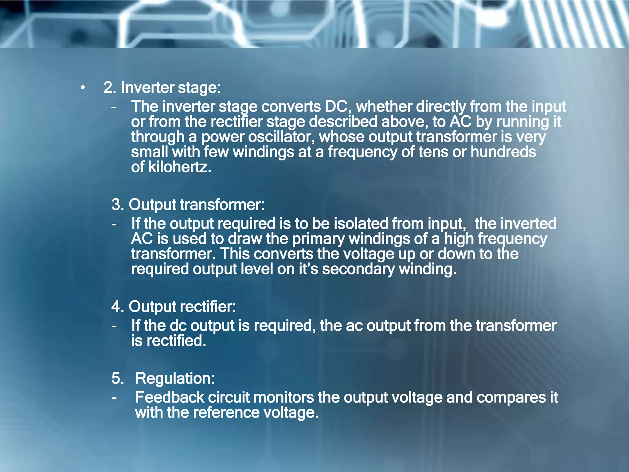 Switch mode power supply | PPTX