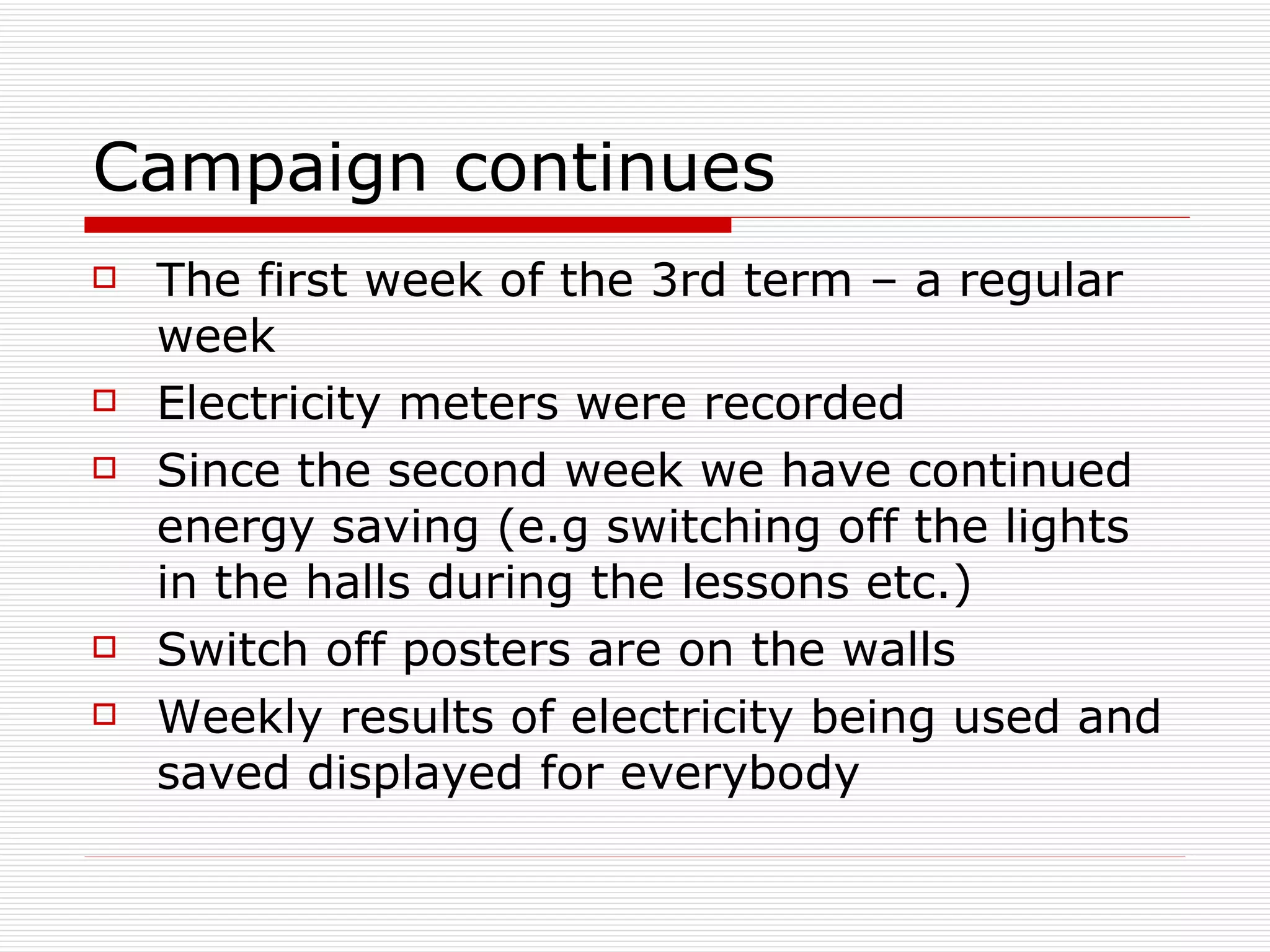 Switch Off Campaign | PPT