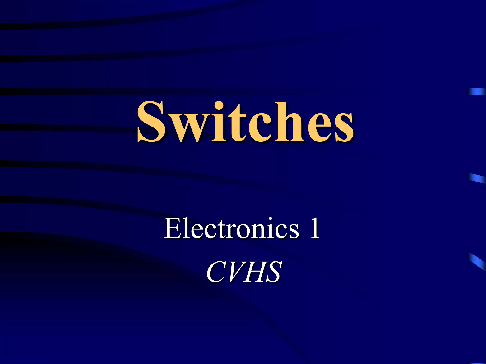 Switch Presentation Ppt