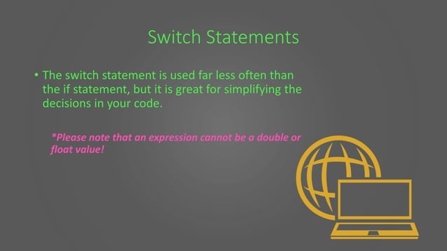 Switch statement | PPTX