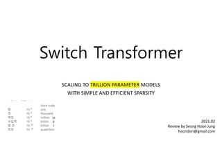 Switch transformers paper review | PDF
