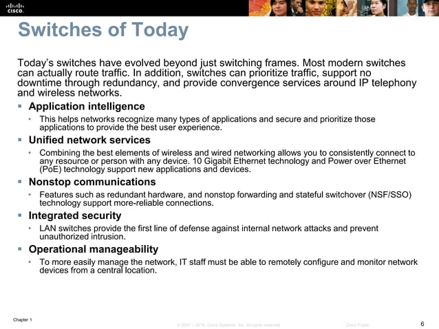CCNP Switching Chapter 1 | PPTX | Computer Networking | Computing