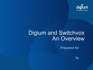Switchvox Overview Presentation | PPT