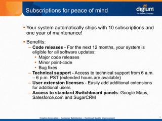 Switchvox Overview Presentation | PPT