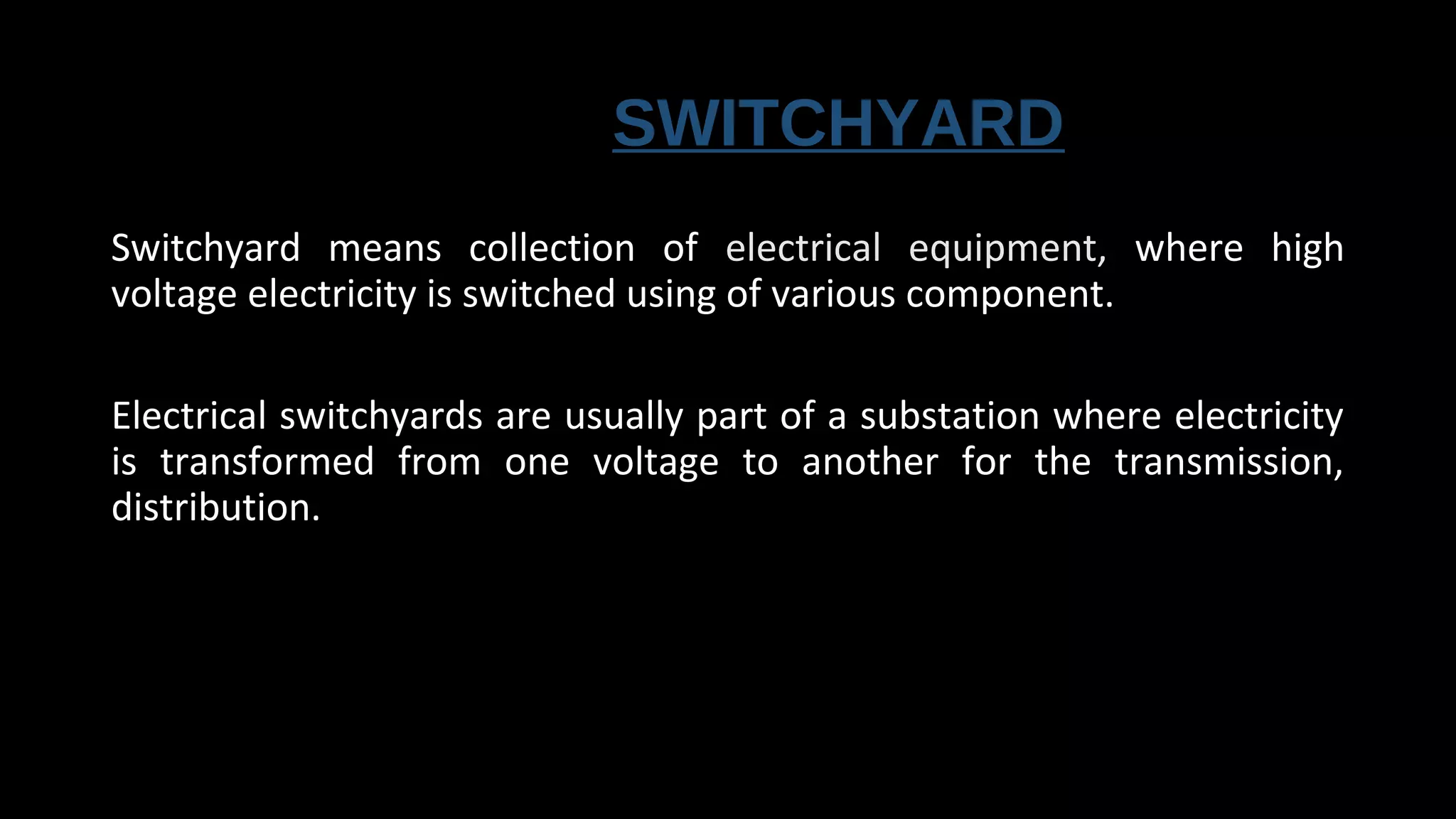 Switchyard | PPT