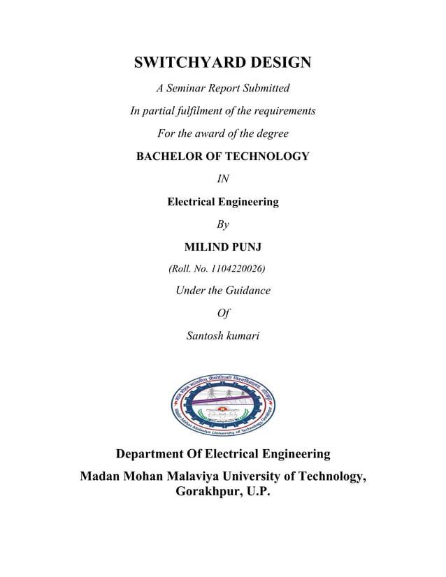 Switchyard design overview | PDF