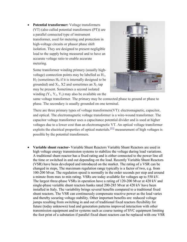 Switchyard design overview | PDF