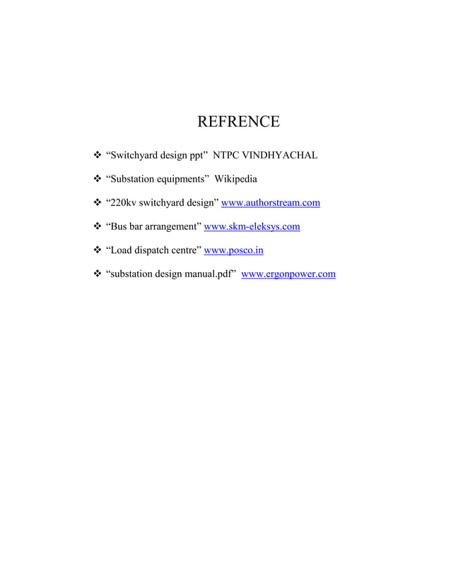 Switchyard design overview | PDF