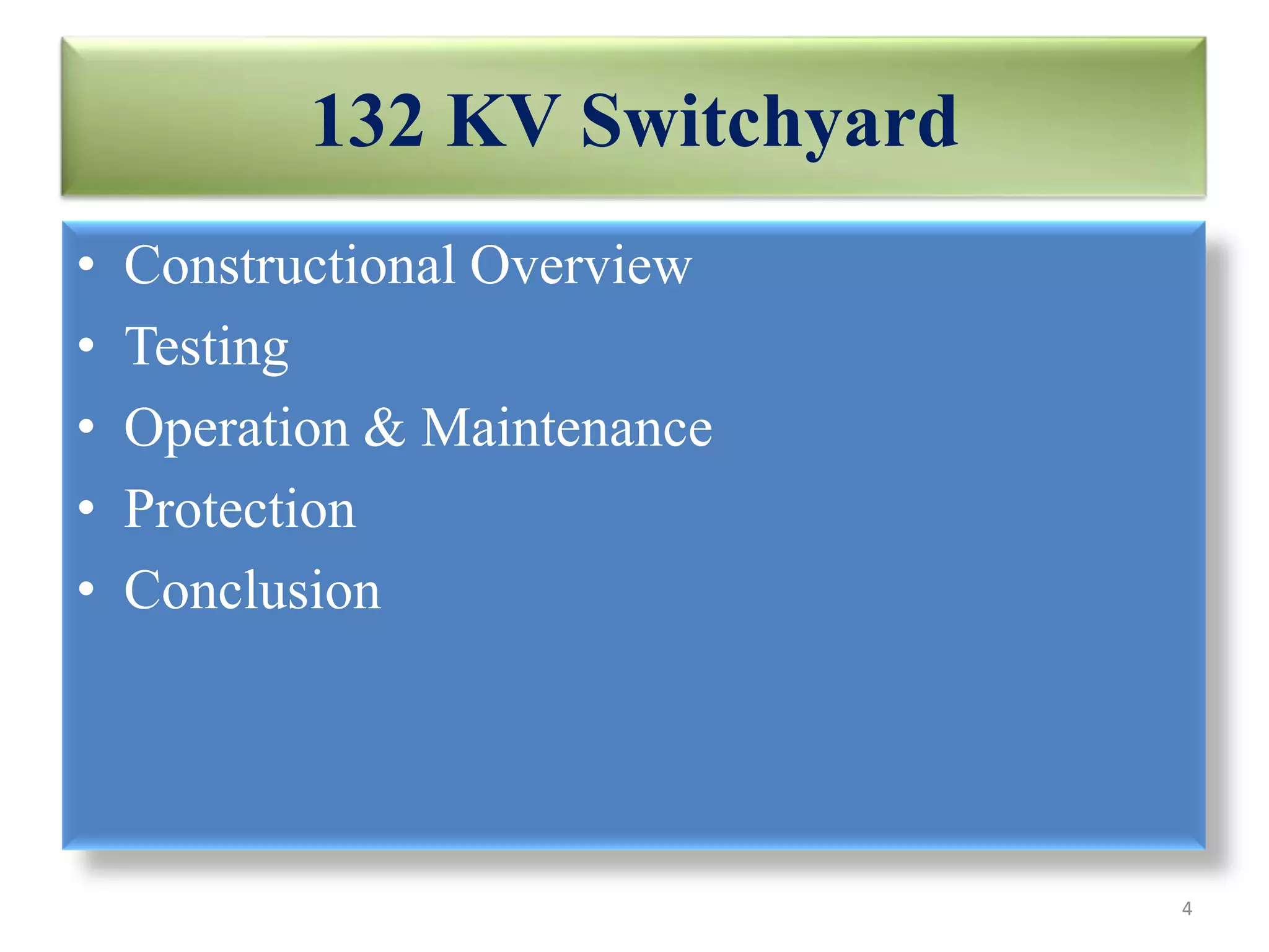 Switch yard & Protection | PPSX
