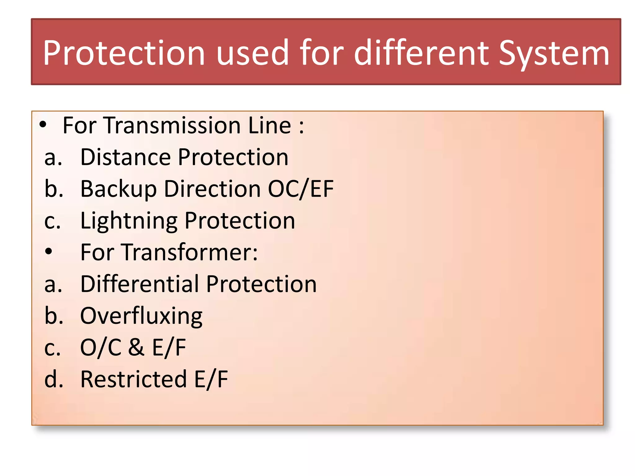 Switch yard & Protection | PPSX