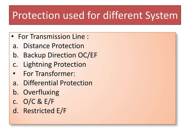 Switch yard & Protection | PPSX