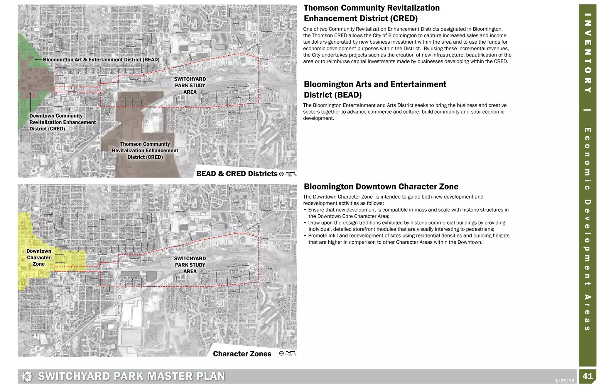 Switchyard Park Master Plan | Inventory Phase | PPT