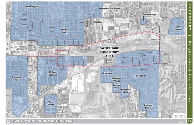 Switchyard Park Master Plan | Inventory Phase | PPT