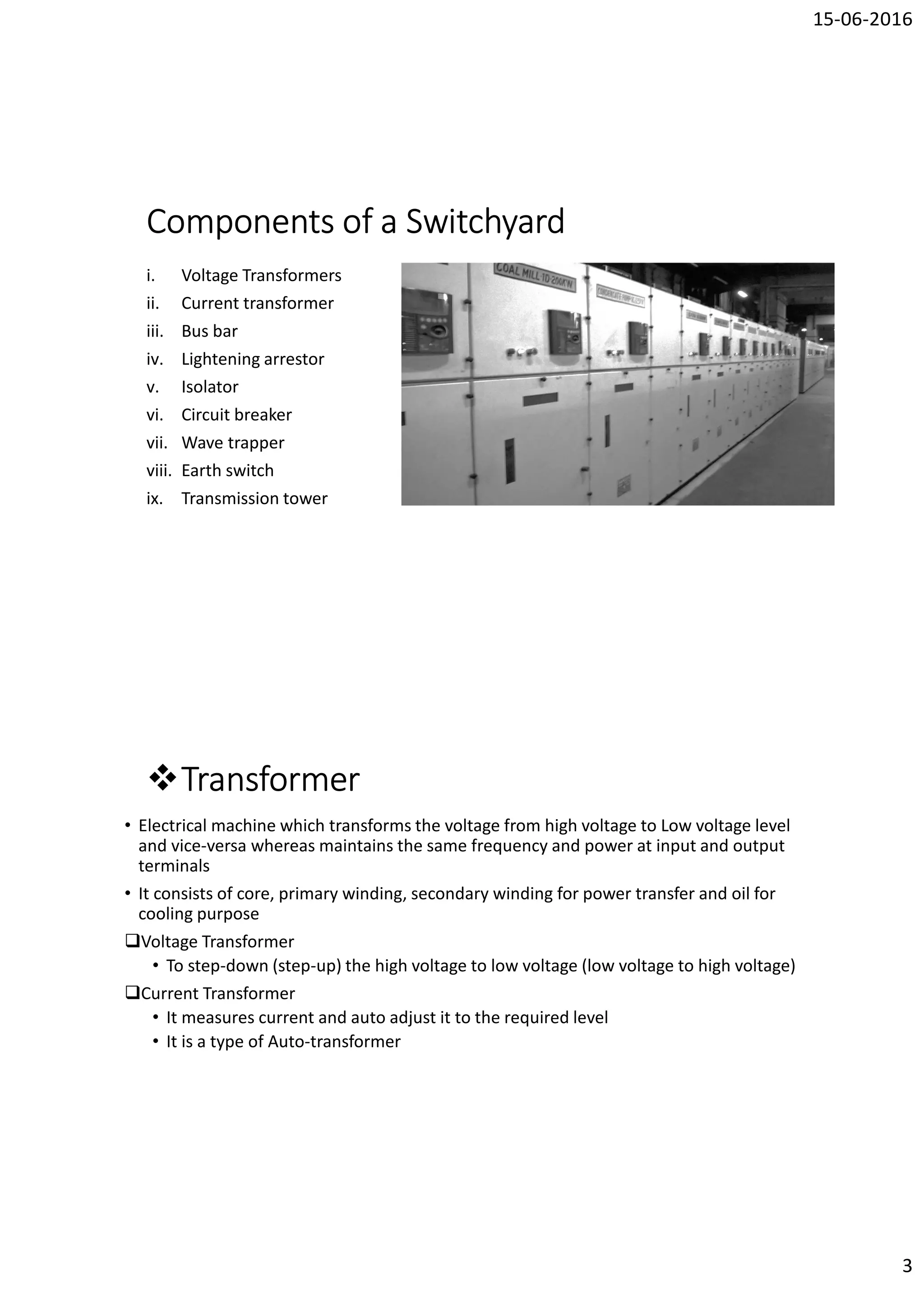 Switch yard pp 2 kanti thermal power station | PDF
