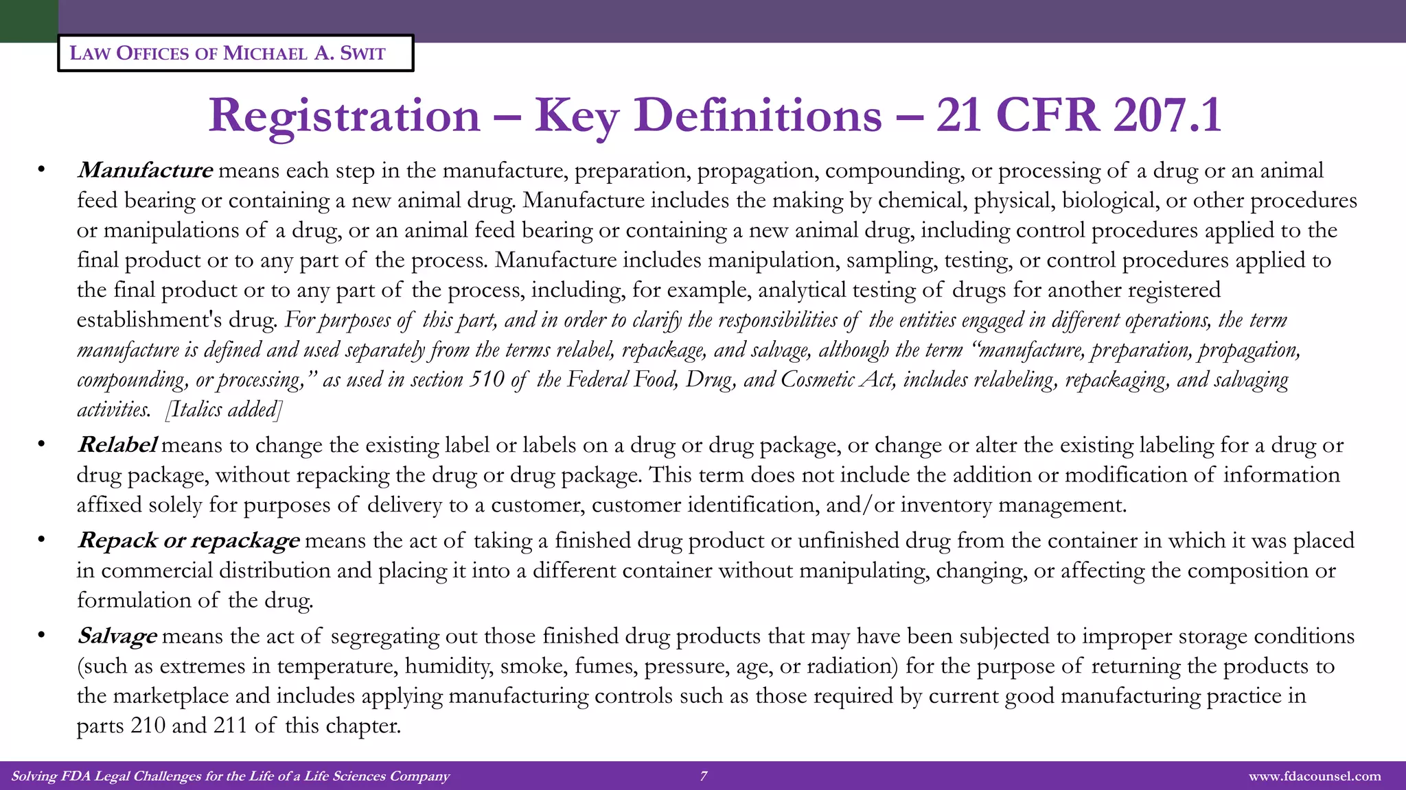 Overview of FDA Drug Manufacturing Requirements | PDF | Pharmaceutical ...