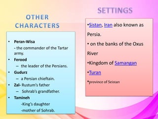 Sohrab & Rustum | PPTX