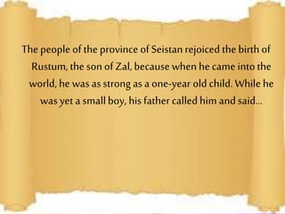 Sohrab & Rustum | PPTX