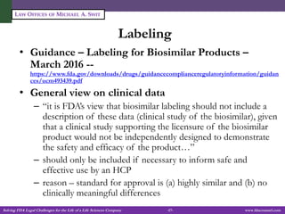 What’s In a Name? FDA and Non-Proprietary Names for Biologics ...
