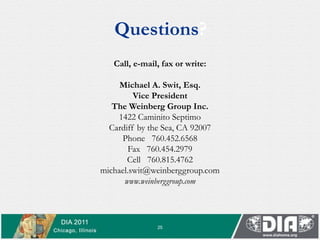 Quality Considerations in Due Diligence for Pharmaceutical Transactions ...