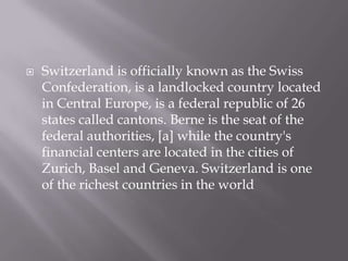 Switzerland | PPTX