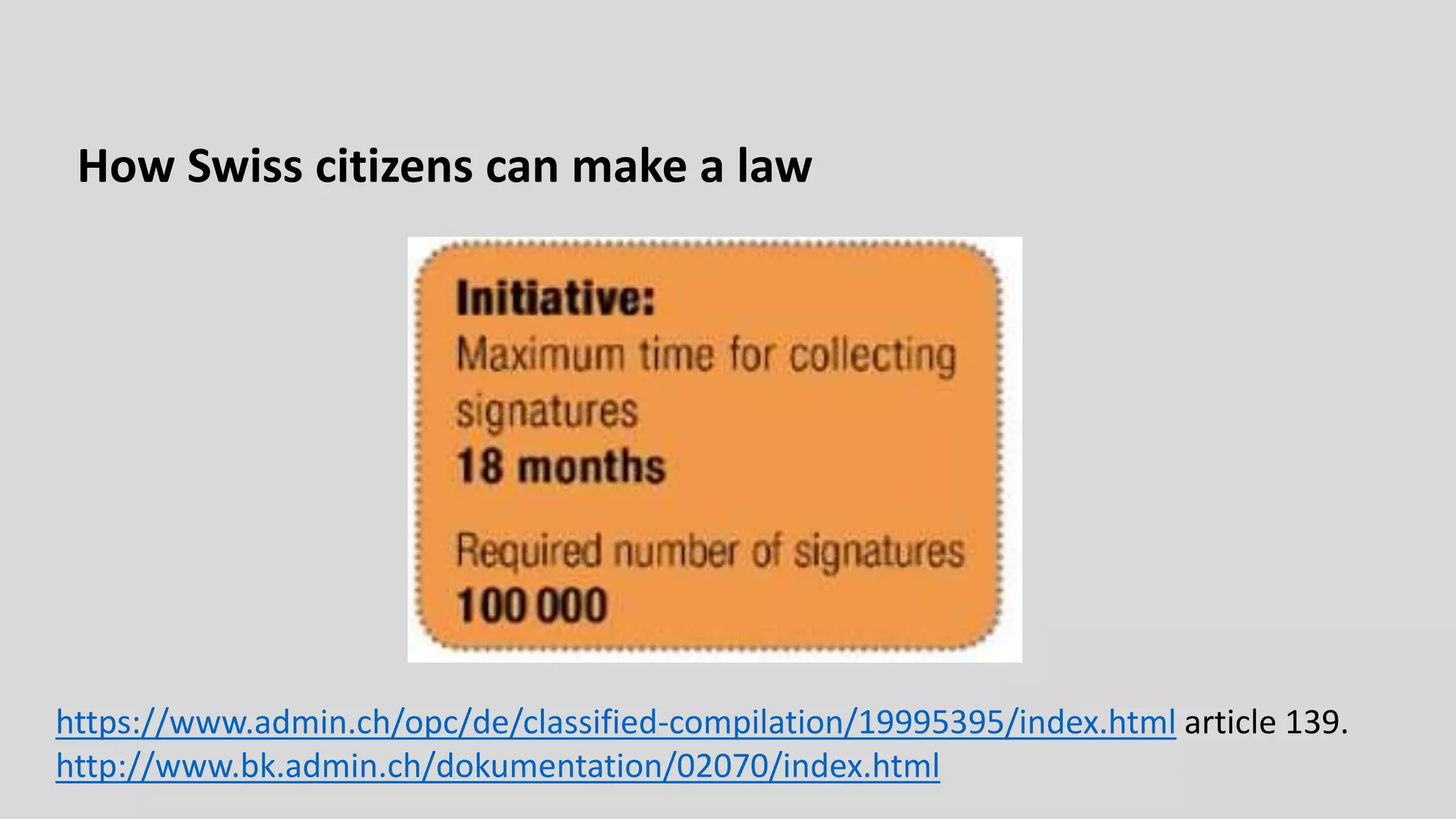 Switzerland - the political system | PDF