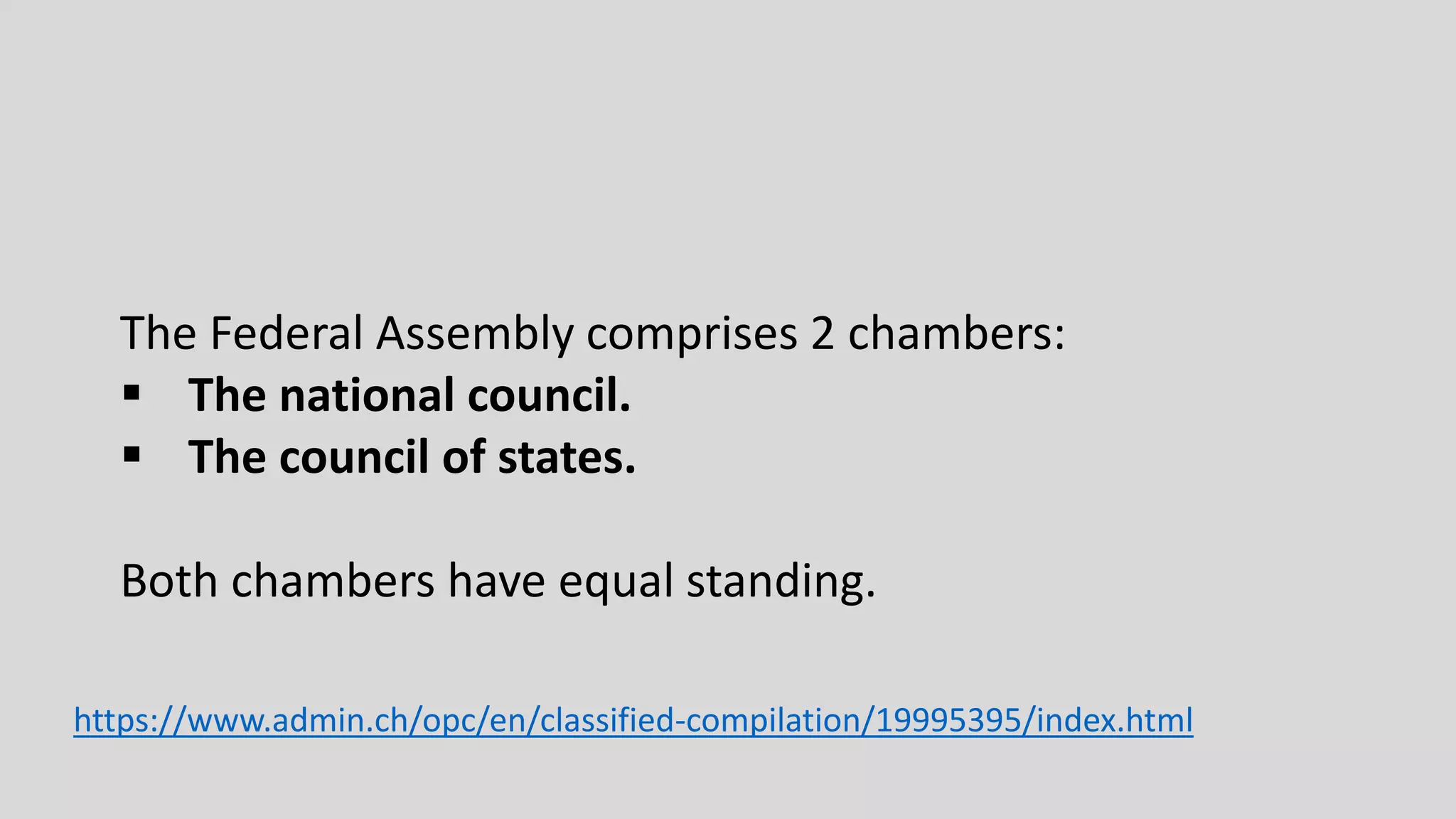 Switzerland - the political system | PDF