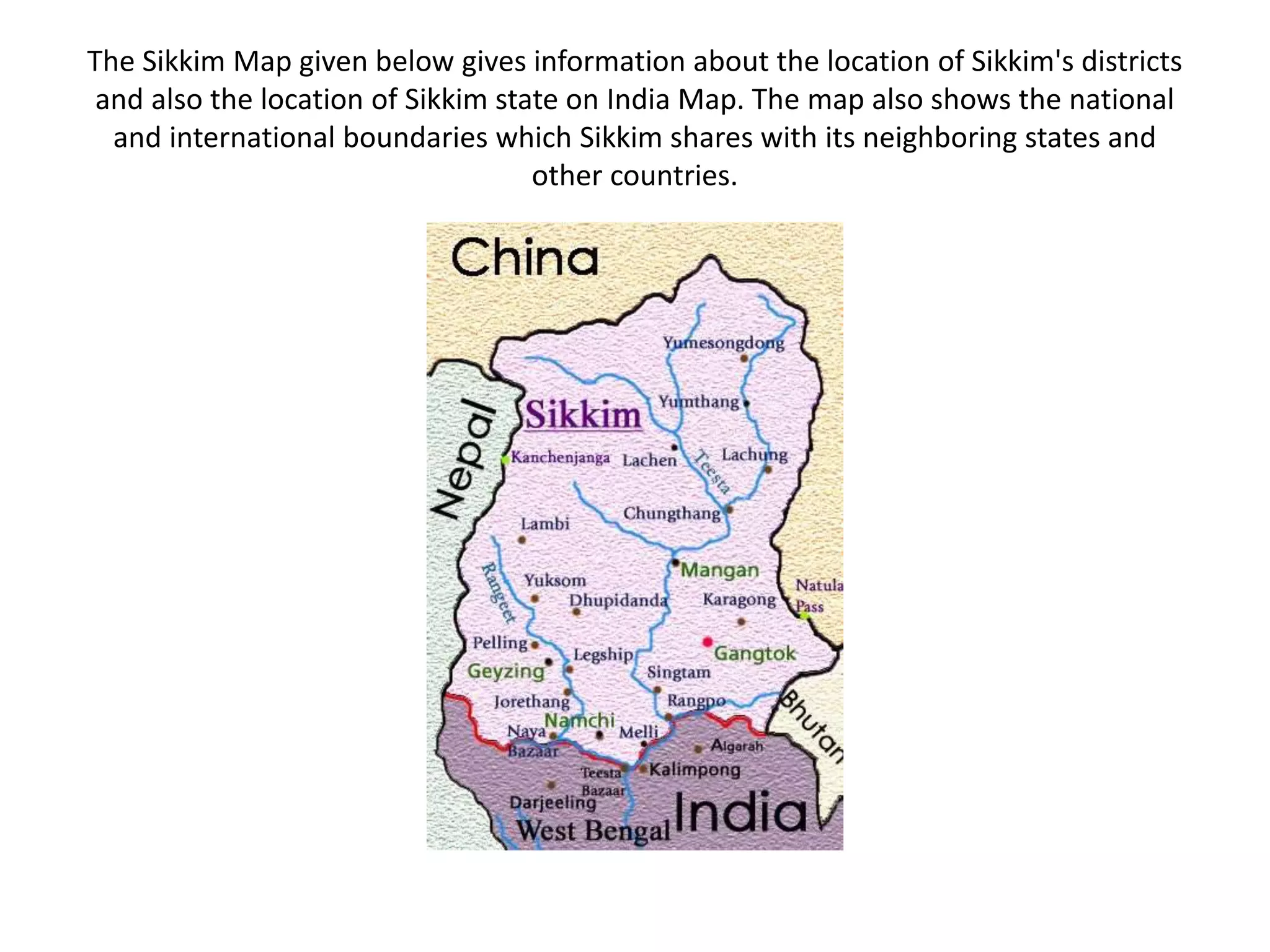 Geography of Sikkim - The Switzerland of East, R. A. Singh, NERIE ...
