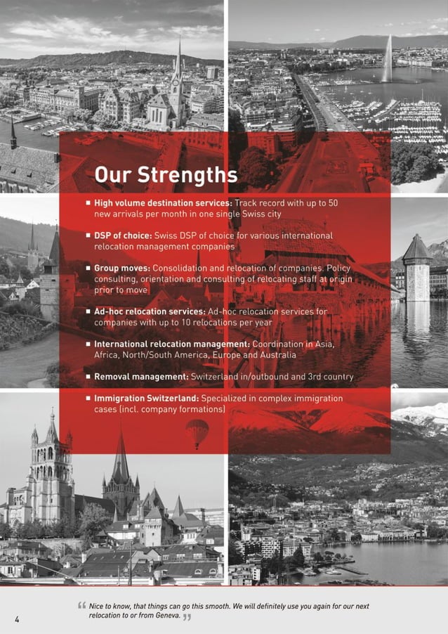 Switzerland Relo - Relocation to and from Switzerland | PDF