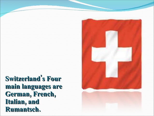 Switzerland’S Languages | PPT