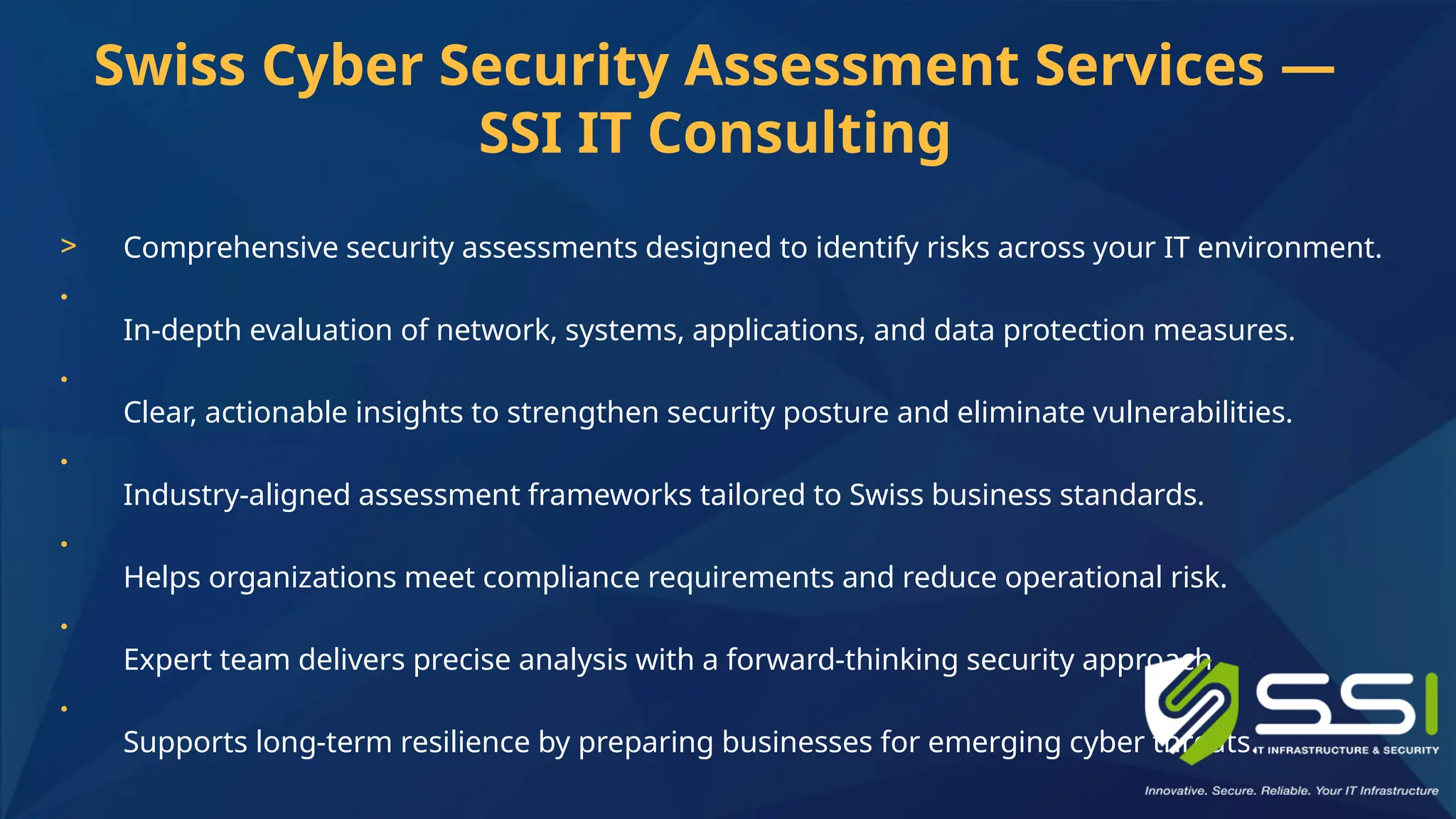 Switzerland’s Trusted Cyber Security Specialists _ Comprehensive ...