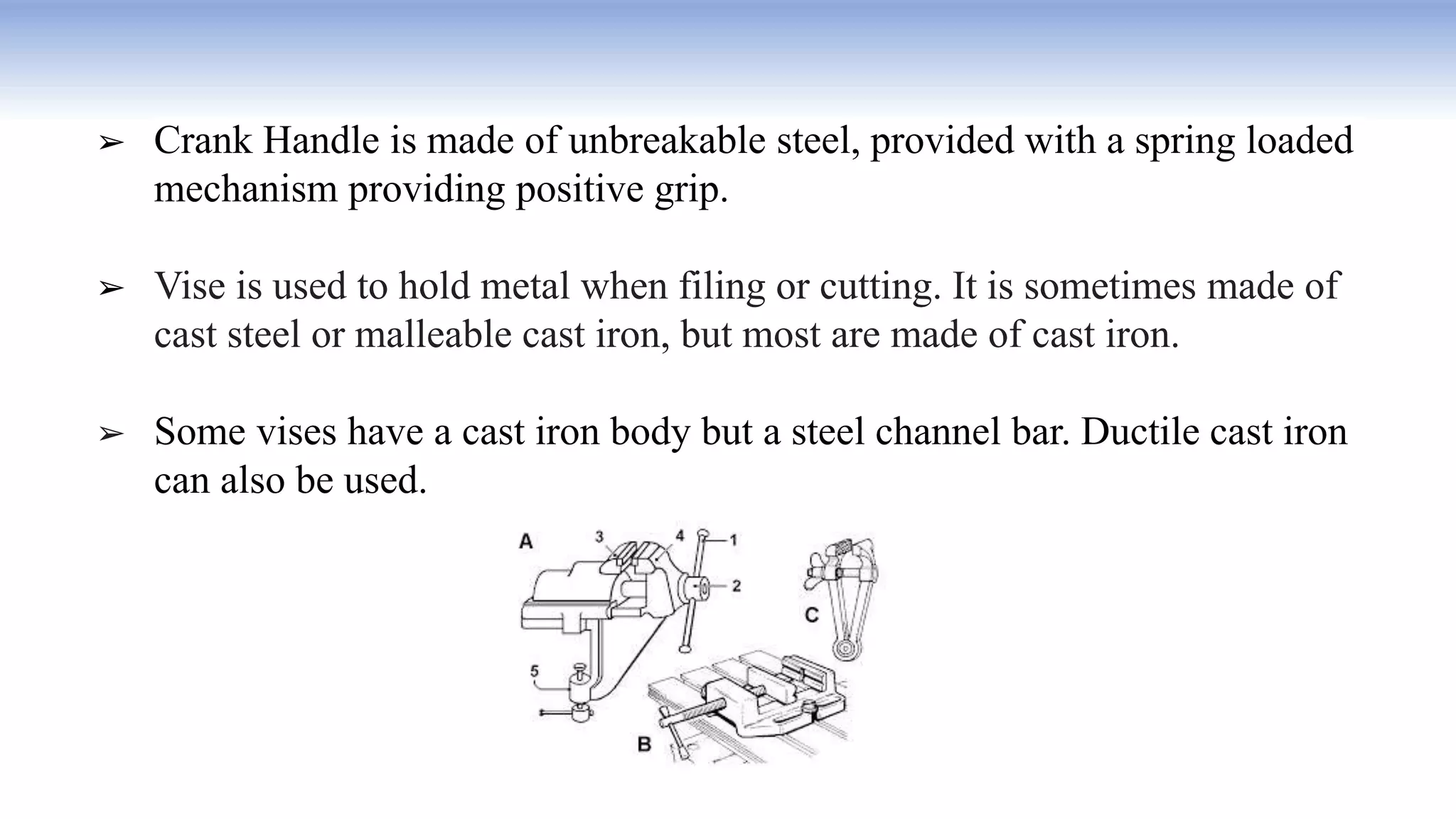 Swivel base vice Production Manufacturing | PPTX